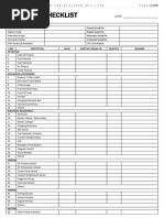 PDI Checklist | PDF | Vehicles | Manual Transmission
