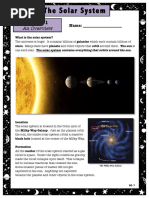 5 DETAILED LESSON PLAN Solar System | PDF | Planets | Solar System
