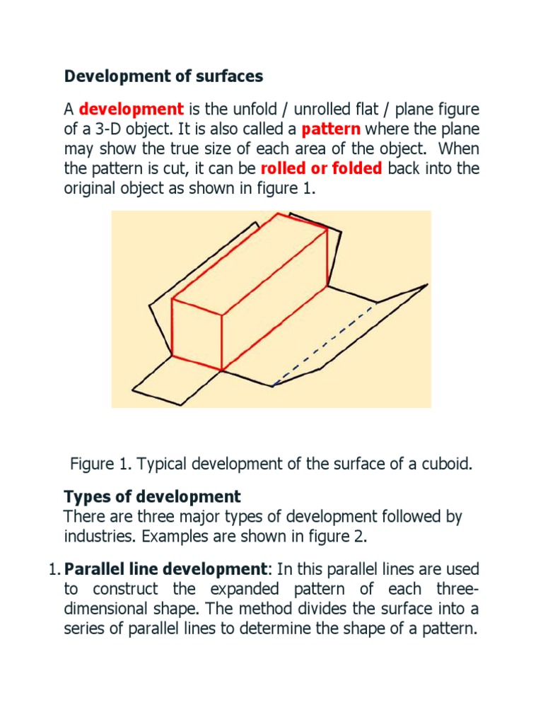 Development of Surfaces | PDF | Triangle | Euclidean Geometry