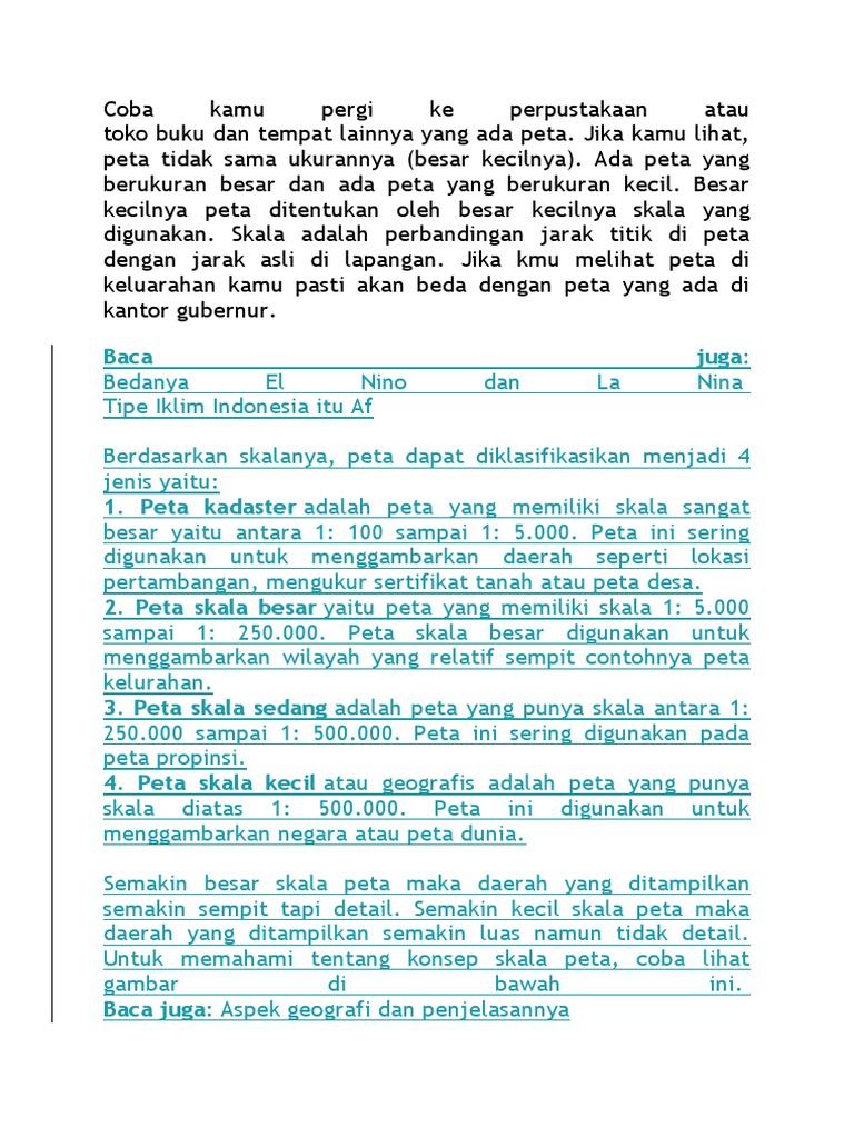 Perbedaan Peta Skala Besar Dan Kecil Cara Memperbesar Dan Memperkecil ...