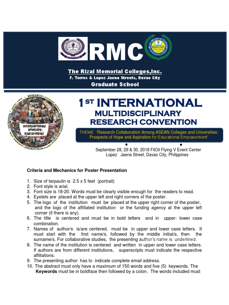 1 International: Multidisciplinary Research Convention | PDF | Communication Design | Encodings