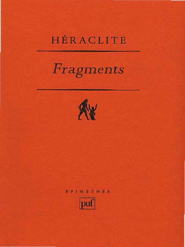 ΗΡΑΚΛΕΙΤΟΣ Ο ΕΦΕΣΙΟΣ FRAGMENTA Heraclite Fragments PDF | PDF ...