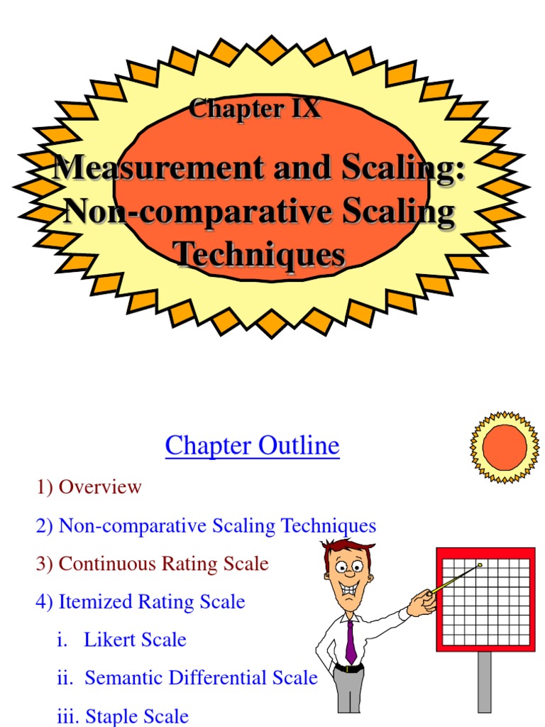 Measurement and Scaling: Non-Comparative Scaling Techniques | PDF ...