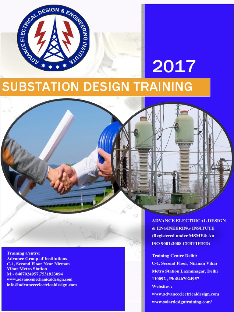 Substation Desing Training Syllabus | PDF | Electrical Substation ...