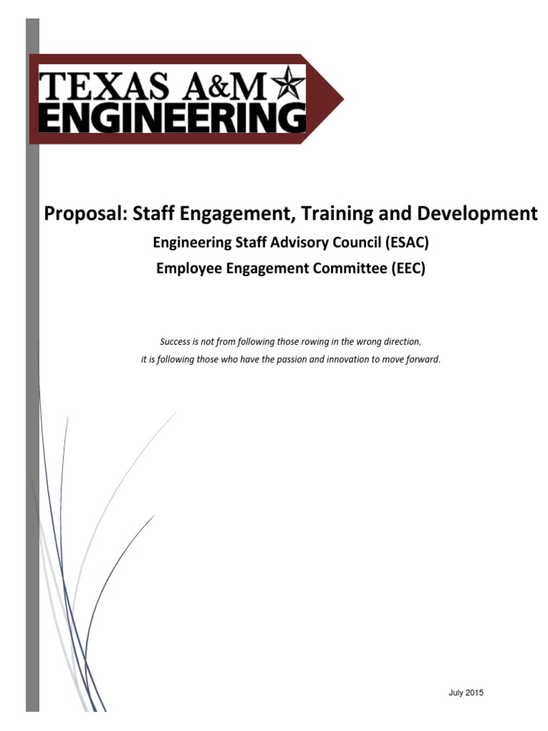 Employee Engagement Proposal | PDF | Emotional Intelligence | Leadership