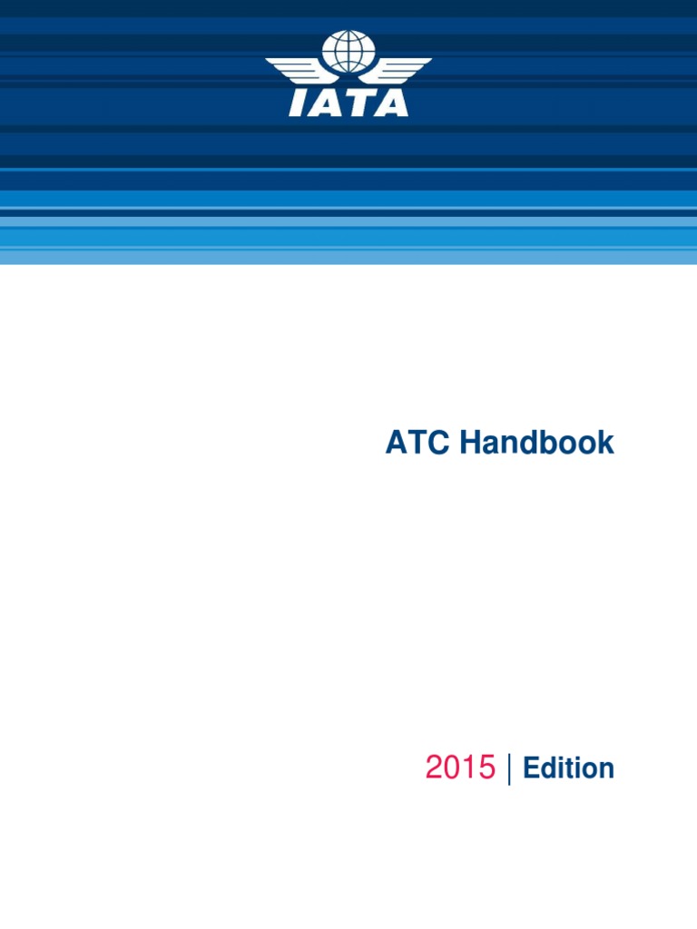 IATA ATC Handbook 2015 | PDF | Lesson Plan | Air Traffic Control
