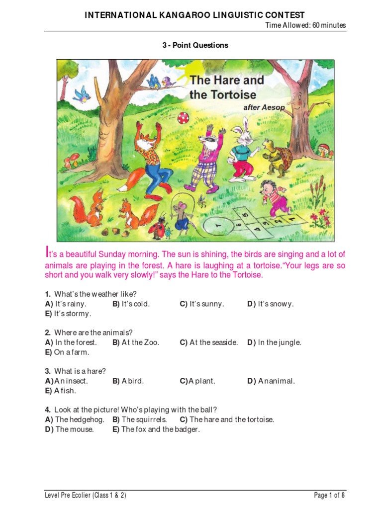 .PK Upload Iklc Downloads 1416 - Sample Paper Pre Ecolier PDF | PDF | Art | Young Adult