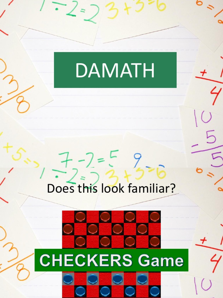 Damath | PDF | Teaching Mathematics | Numbers