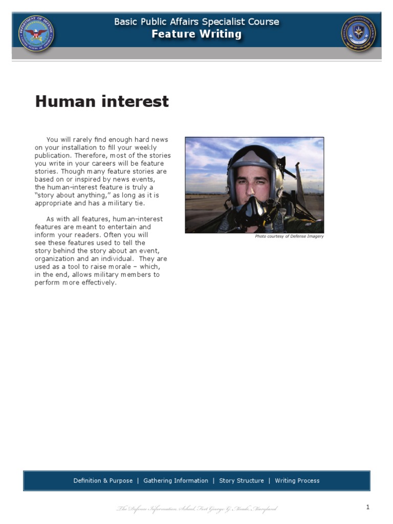 Human Interest Features | Download Free PDF | Attention | News