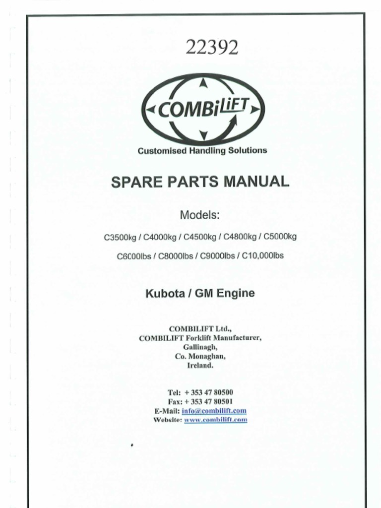 Combilift c4000 | PDF