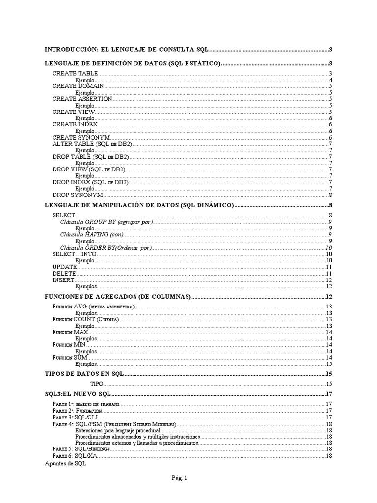 Practica de Consultas SQL | PDF | SQL | Objeto (informática)