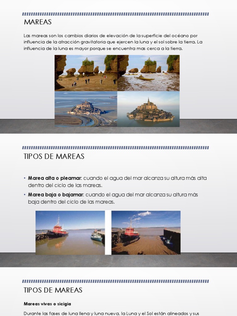 MAREAS | PDF | Marea | Océanos