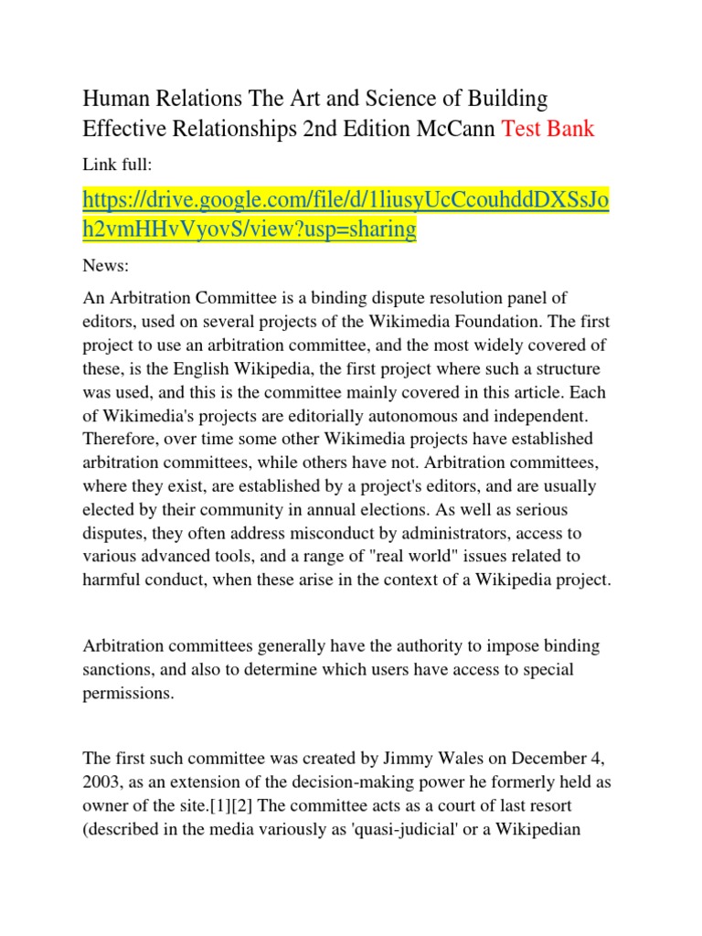 Human Relations The Art and Science of Building Effective Relationships ...