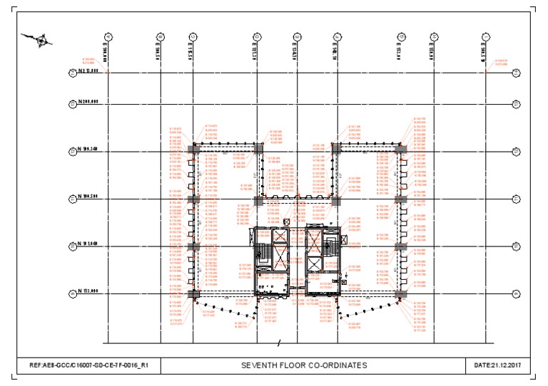 Seventh Floor Coordinates Data | PDF