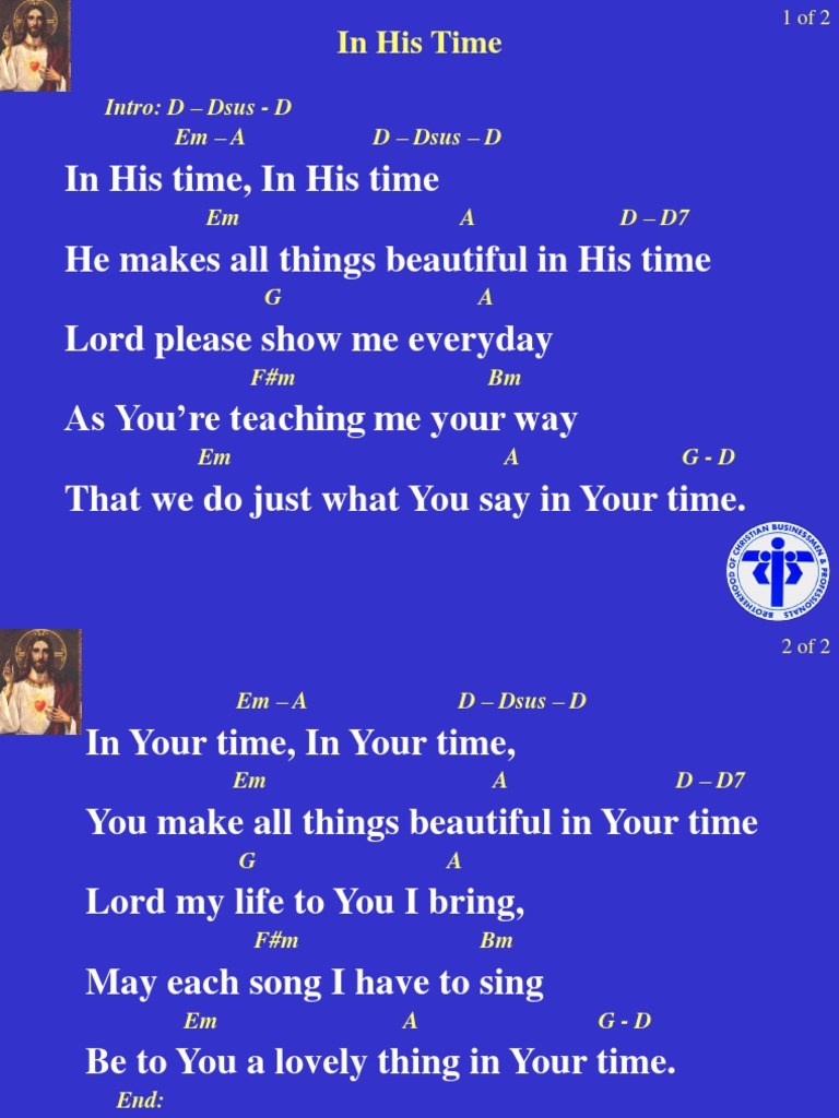 In His Time | PDF