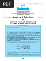 Aakash Scholarship Test Sample Papers - ANTHE Previous Year Question ...