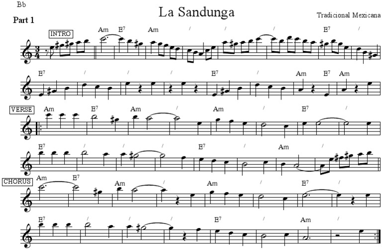 La Sandunga BB - Part 1 PDF | PDF