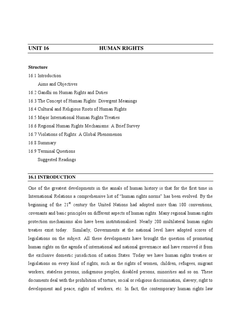 Human Rights | PDF | Human Rights | European Convention On Human Rights