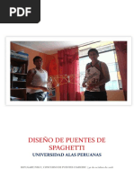 Informe de Spaguetti | PDF | Ingeniería | Resistencia de materiales