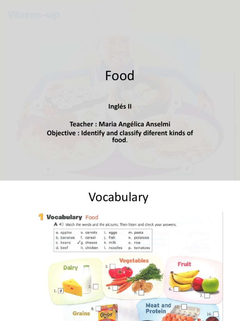 Food Classification Basics | PDF | Career & Growth