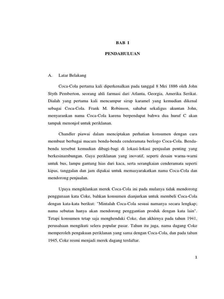 Laporan KKL Coca Cola Amatil Bali | PDF