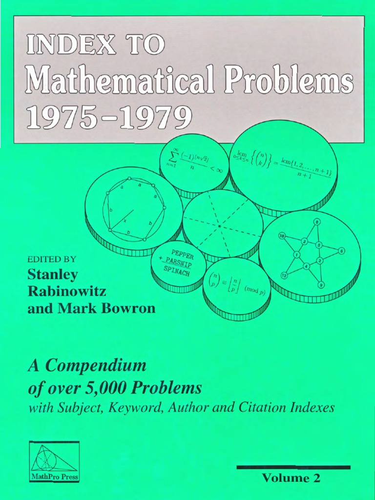 Index To Mathematical Problems 1975-1979 PDF | PDF | Trigonometric ...