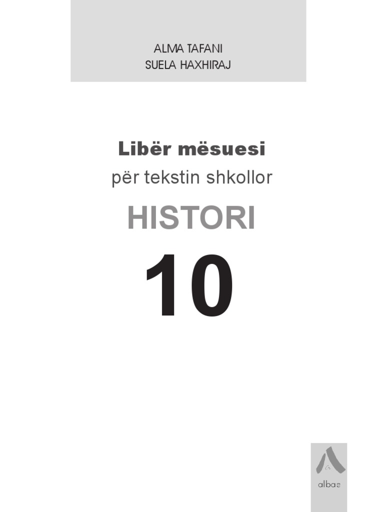 Libri Mesuesit-HISTORI 10 | PDF