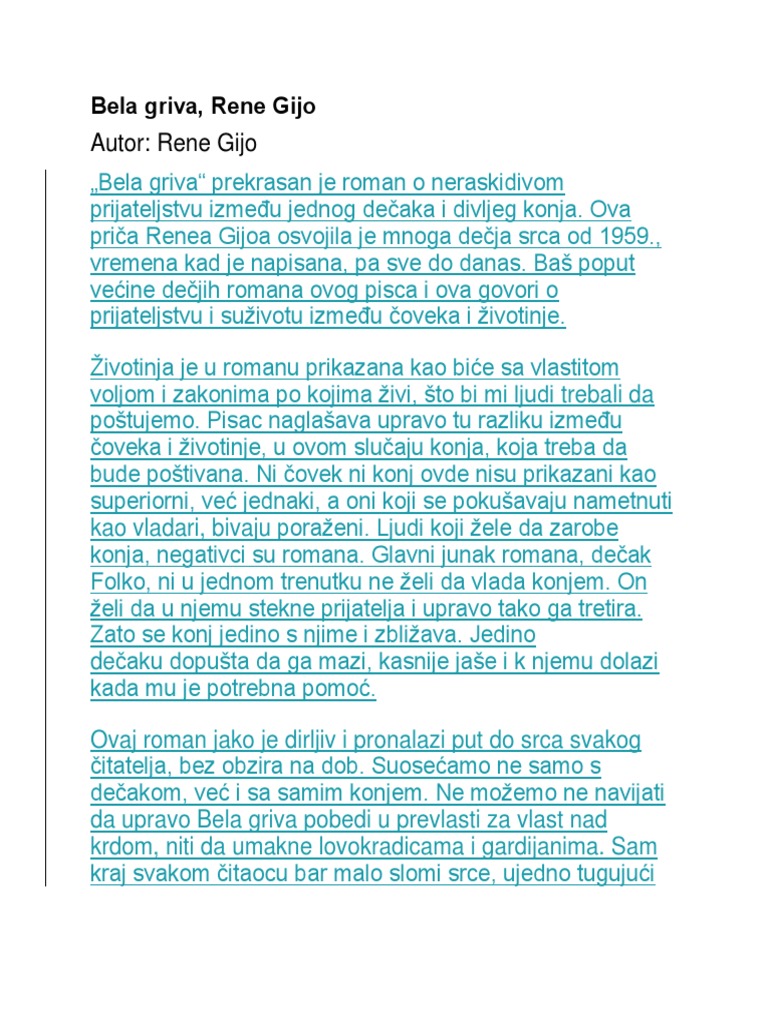 Bela Griva | PDF