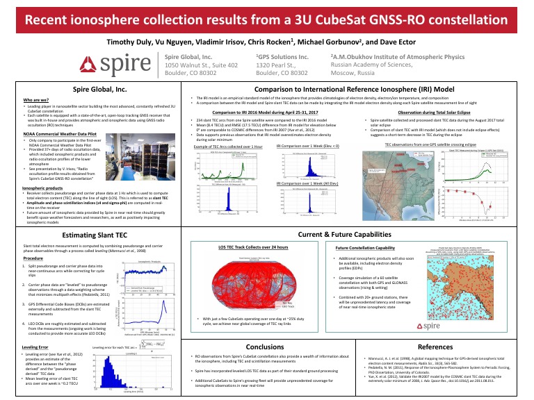 Recent Ionosphere Poster Min | PDF | Ionosphere | Global Positioning System