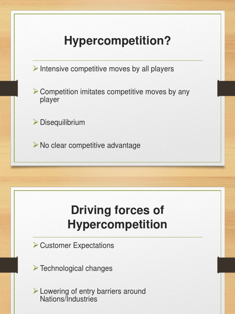 Hypercompetition | PDF