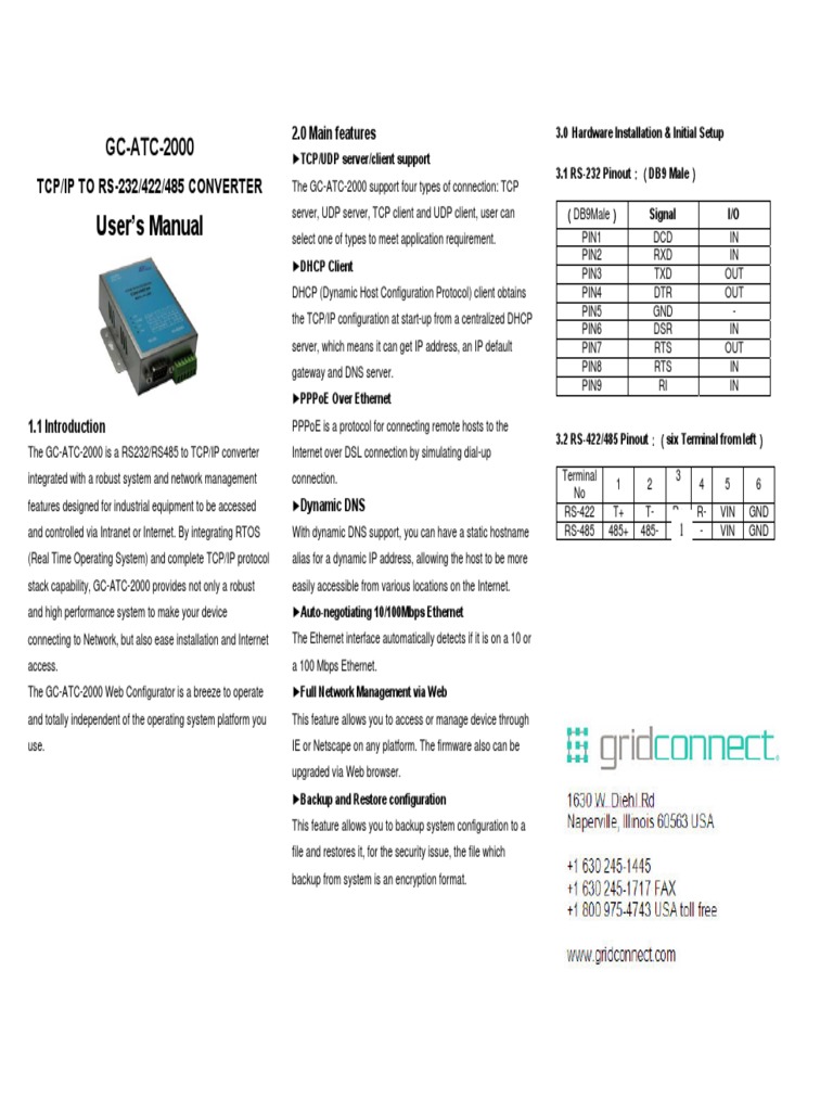 Atc 2000 | PDF | Ip Address | Port (Computer Networking)