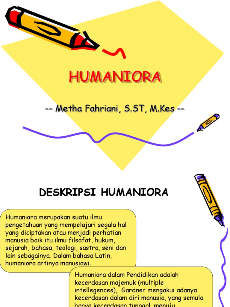 Humaniora PPT Ajar | PDF