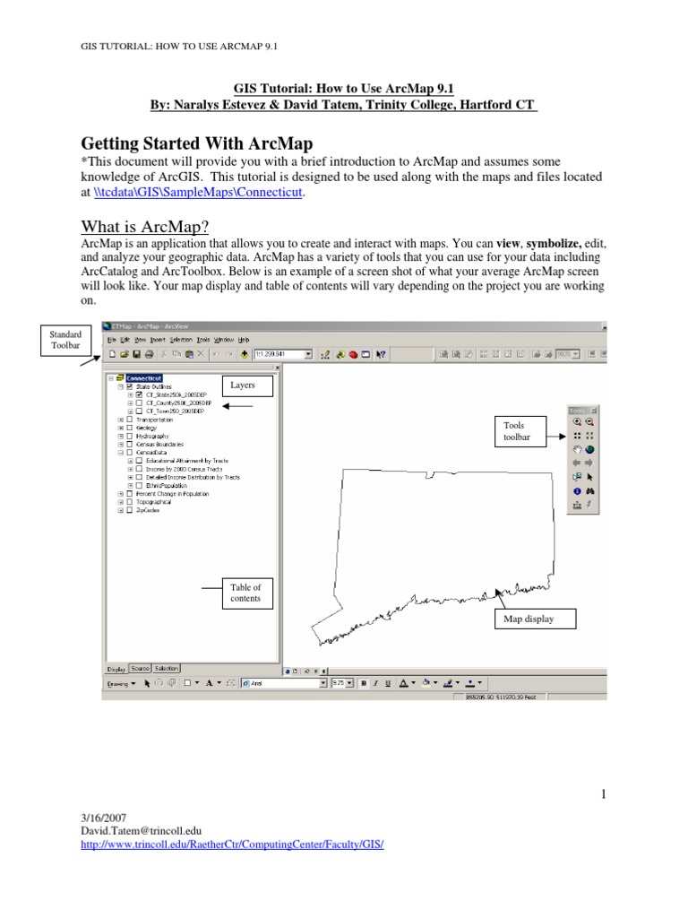 How To Arc Map | PDF | Arc Gis | Data