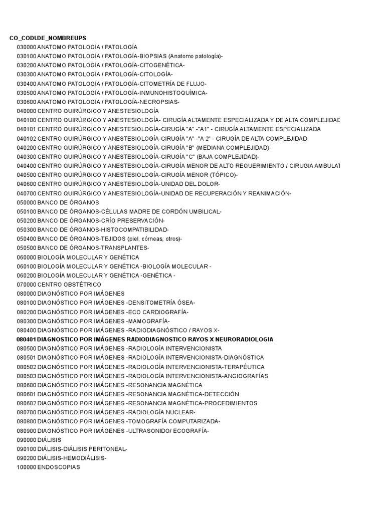UPS CODIGOS para Referencias | PDF