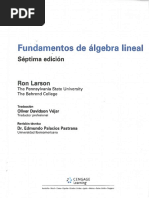 Álgebra Lineal - Larson | PDF