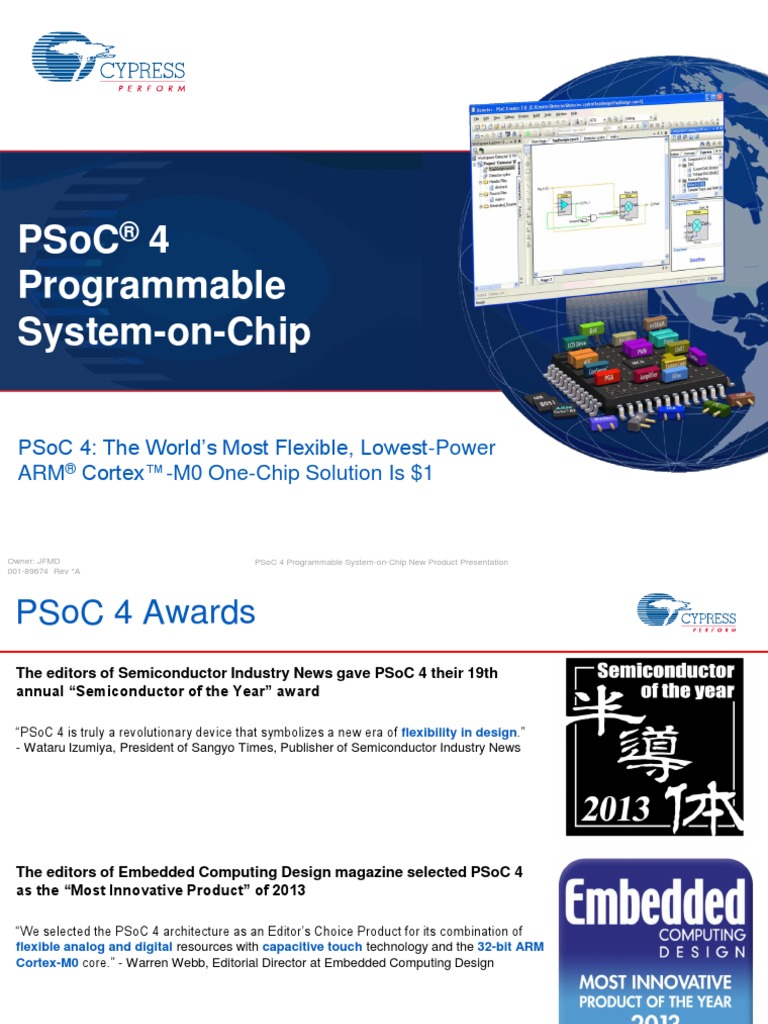 Chapter 1 Introduction To PSoC | PDF | Information And Communications Technology | Electronic ...