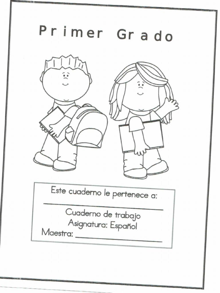 Cuaderno de Trabajo Español Primer Grado Primaria PDF | PDF