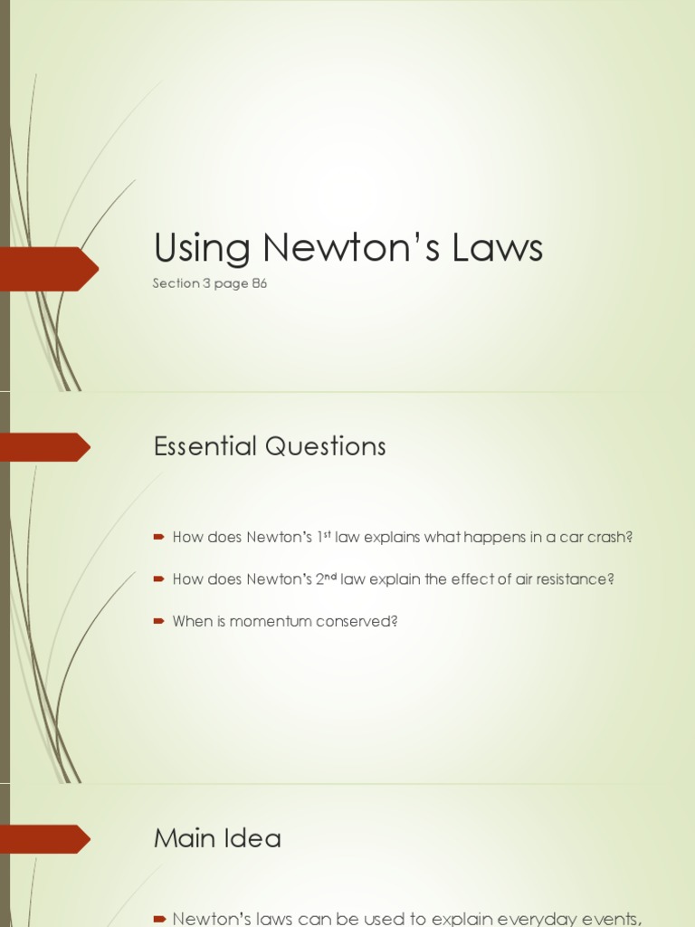 3.3 Using Newton's Laws | Download Free PDF | Force | Gravity