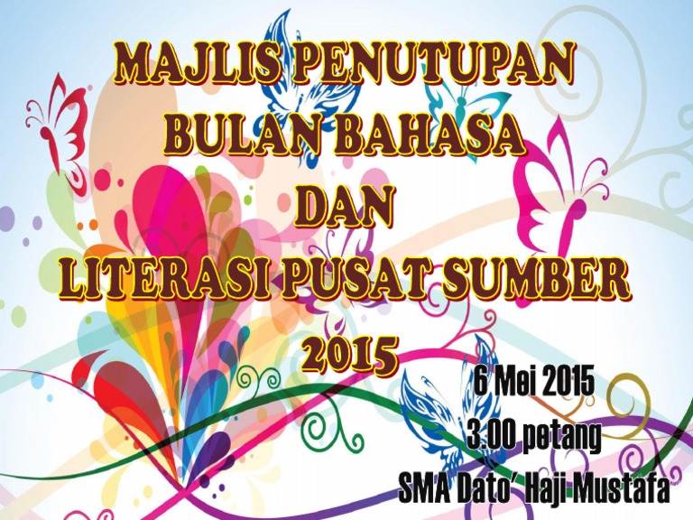 Bulan Bahasa Backdrop | PDF