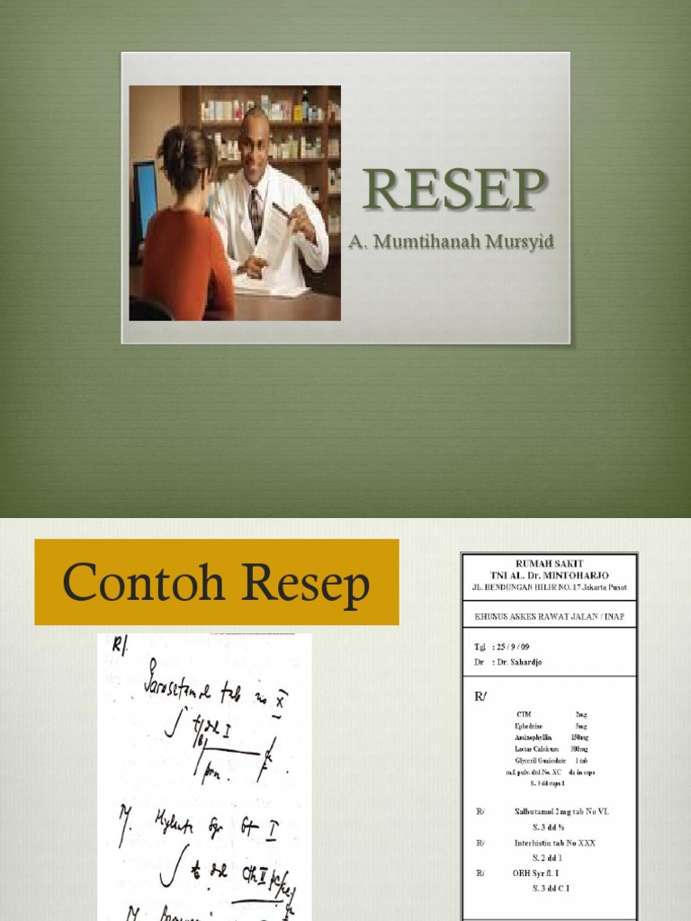 Resep | PDF | Pengembangan Diri | Kesehatan Holistik