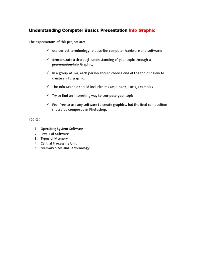 Understanding Computer Basics Presentation 1 | PDF