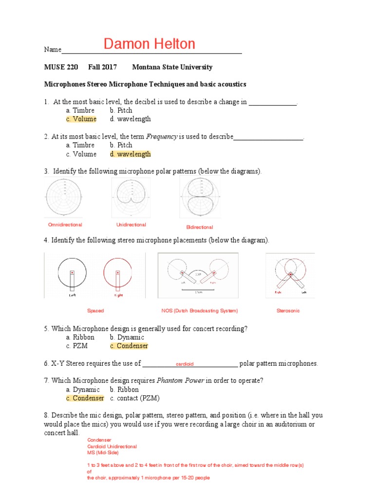 Stereo Microphone Techniques Guide | PDF