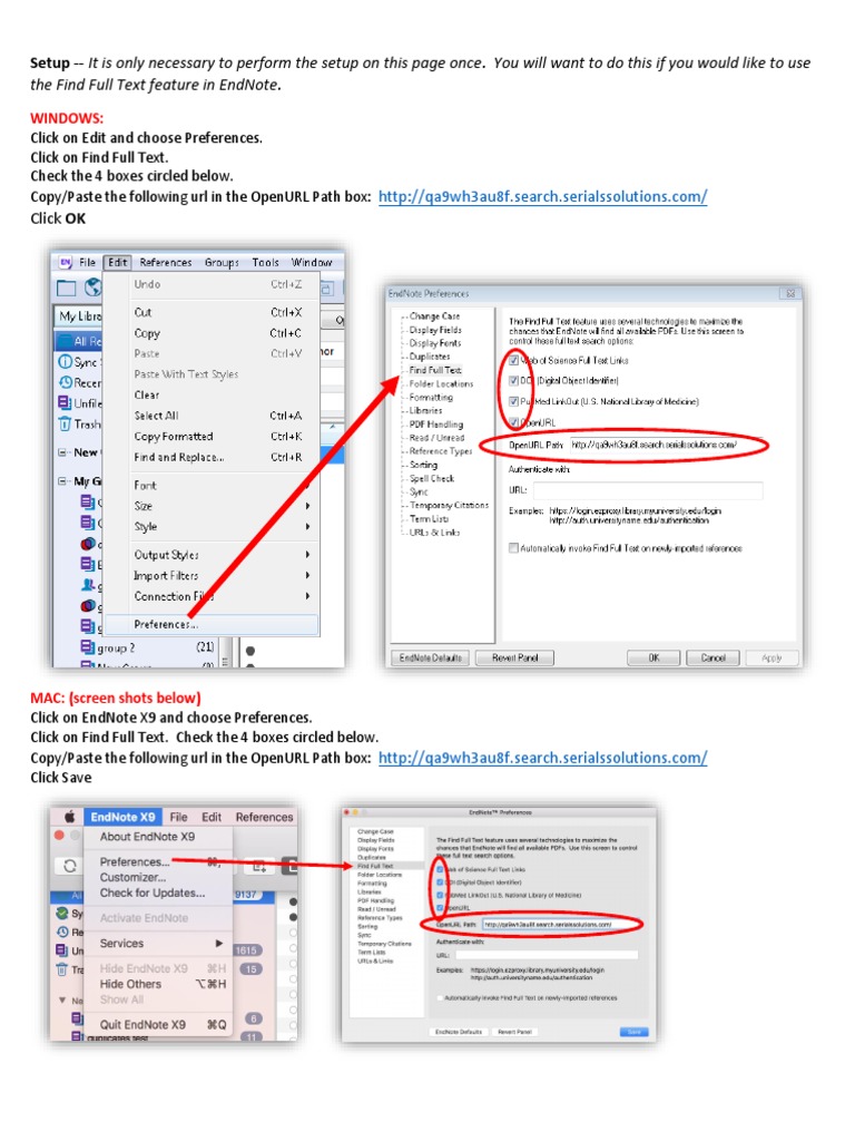 Endnote x9 Tutorial | PDF | Information Science | Software