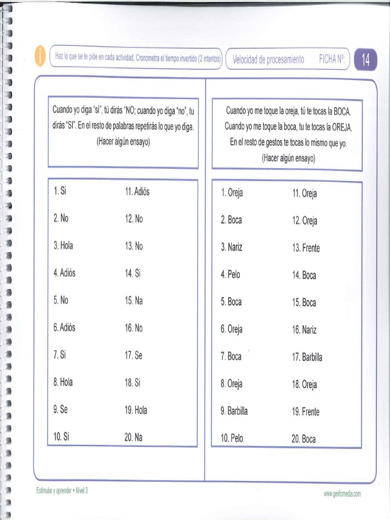 Estimular y Aprender 3-19-36 | PDF