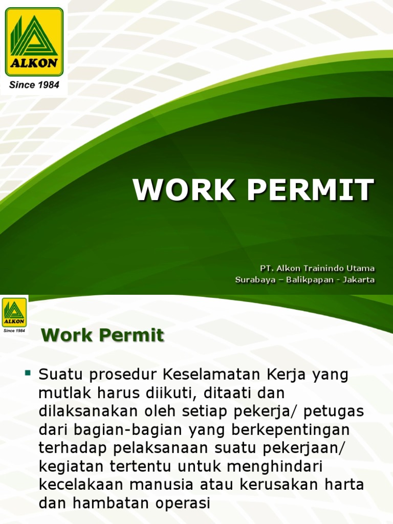 A1 Work Permit System | PDF