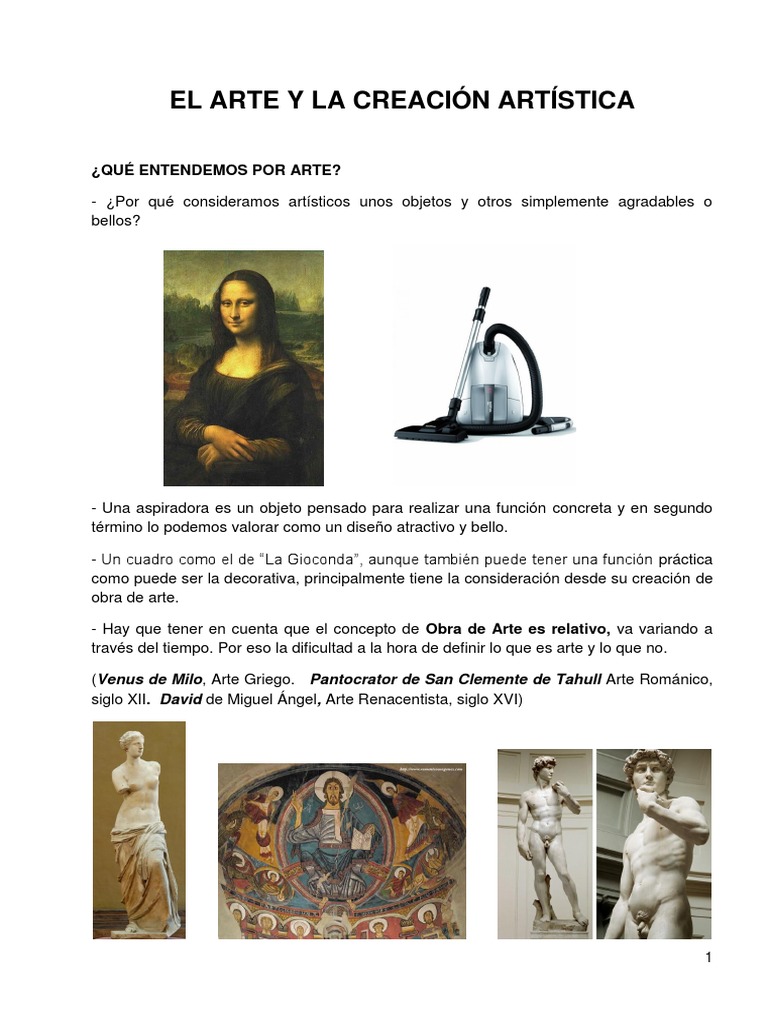 Vocabulario Términos Artísticos (Fundamentos Del Arte) | PDF | Hazme ...