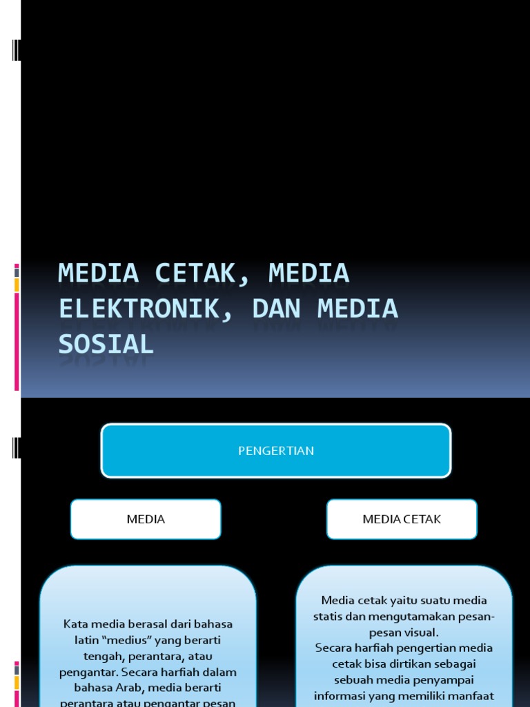 PROMKES (Media Cetak, Media Elektronik, Dan Media) | PDF