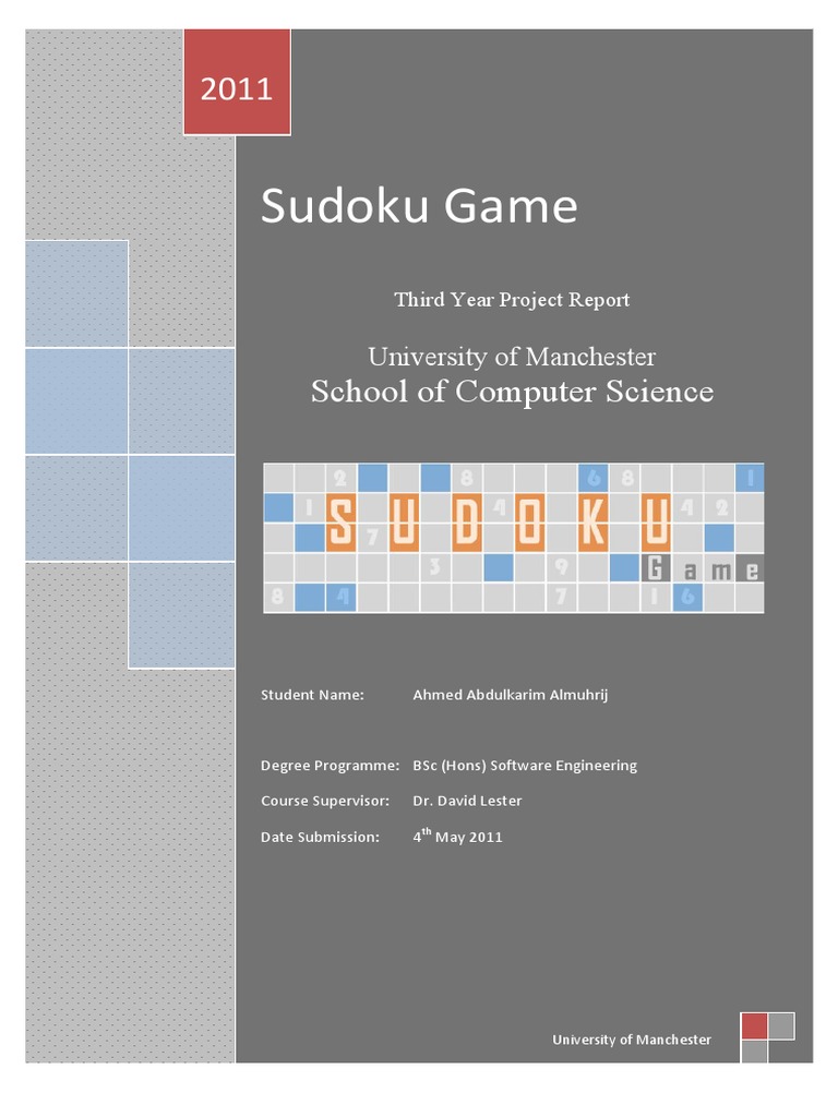 SUDUKO Project Report Final Year | PDF | Software Development Process ...