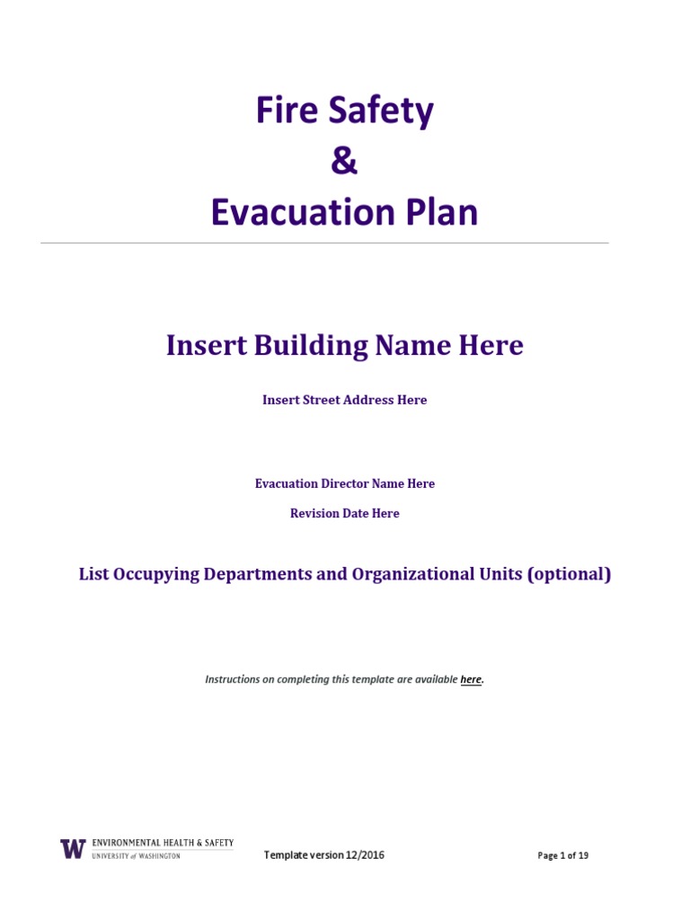 A Comprehensive Fire Safety and Evacuation Plan | PDF | Emergency ...