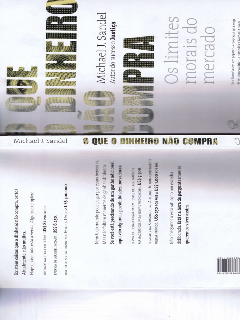 SANDEL, Michael. O que o dinheiro não compra.PDF | PDF